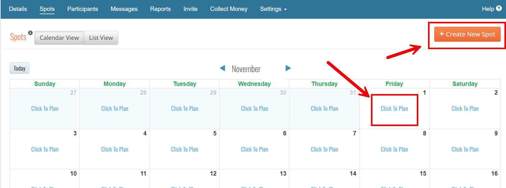 How to Add Spot(s) to your SignUp – SignUp.com