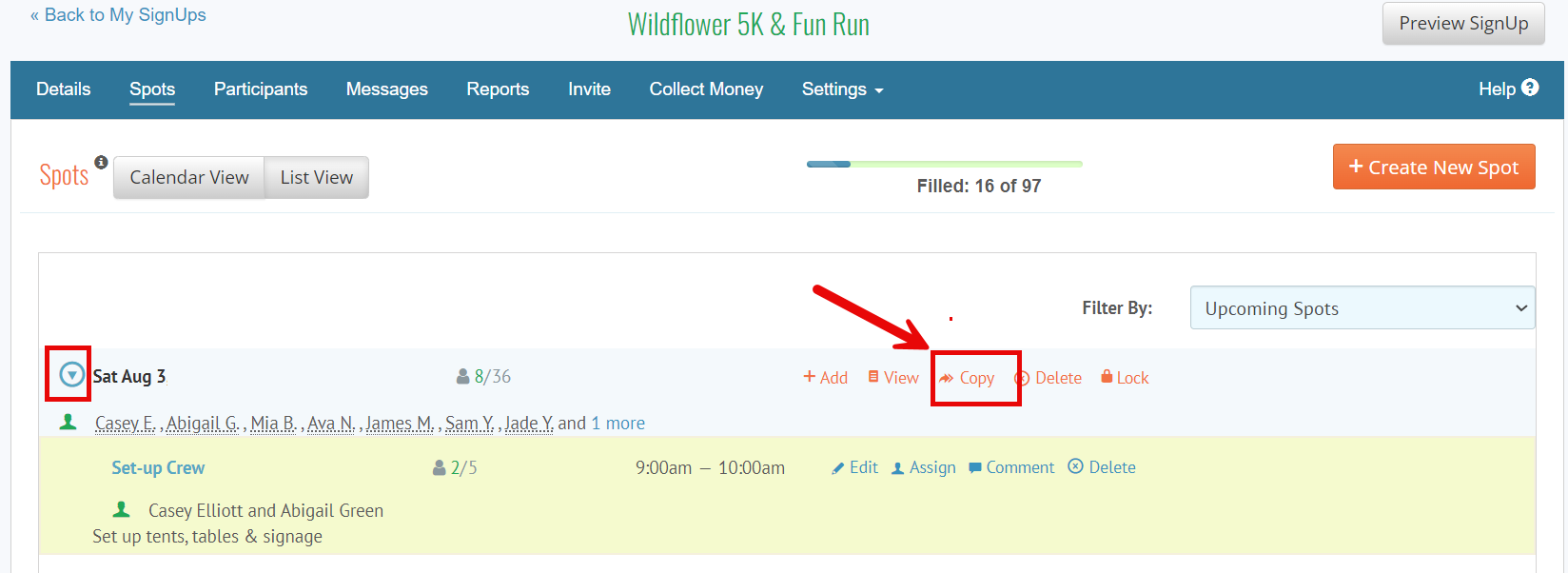 How Do I Change the Date of My SignUp? – SignUp.com