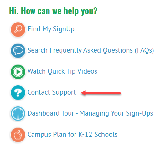 Help! I am trying to sign up but can't. What should I do? – SignUp.com